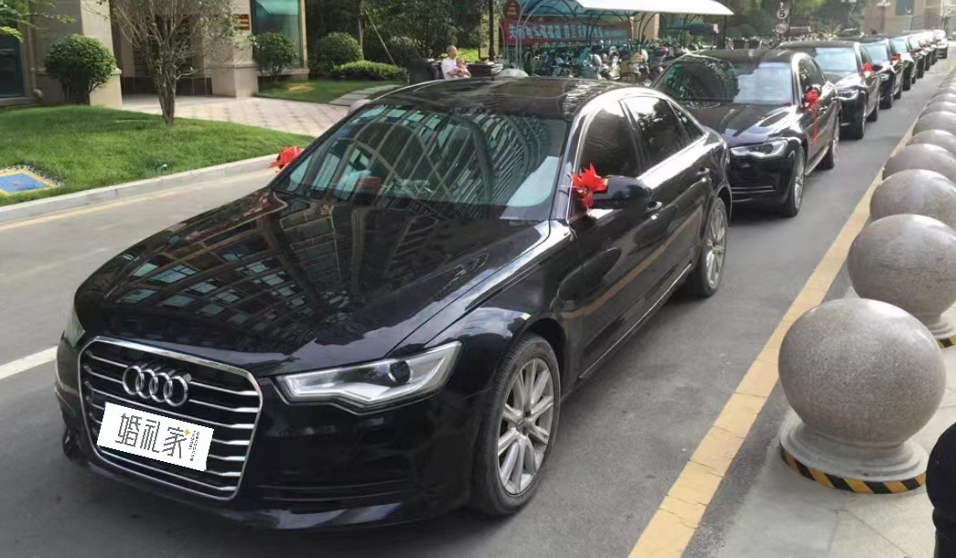 红旗H9+奥迪A6L*5-租婚车-婚礼家婚礼人员预定平台